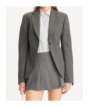 Tory Burch Single Buttoned Flannel Blazer