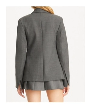 Tory Burch Single Buttoned Flannel Blazer