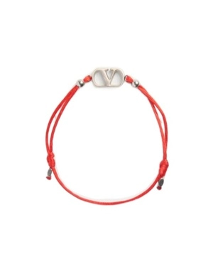 Valentino Garavani Vlogo Signature Pull-on Bracelet - Red