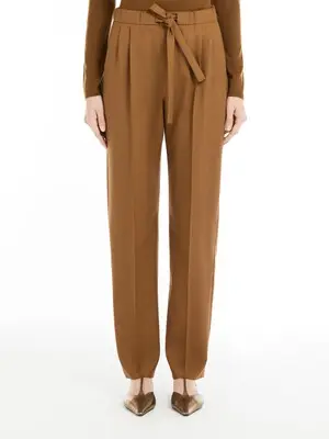Max Mara Cashmere Foulé Trousers