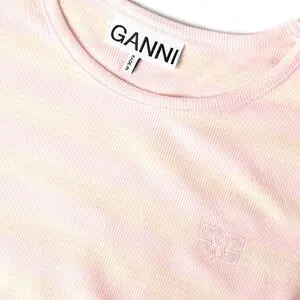 GANNI Long Sleeve Striped T-shirt
