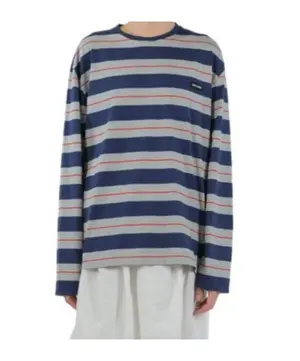 Miu Miu Long-sleeved Striped T-shirt