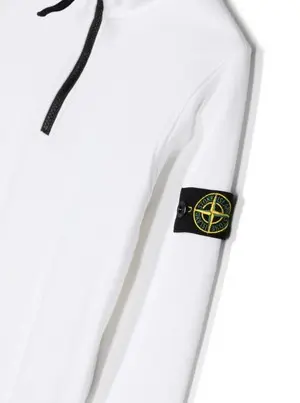 Stone Island Compass-badge Zip-collar Sweatshirt