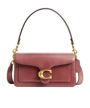 COACH Genuine Cowhide Magnetic Closure Shoulder Bag