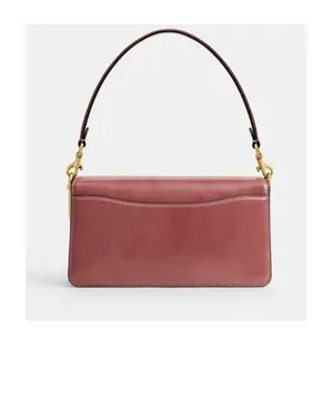 COACH Genuine Cowhide Magnetic Closure Shoulder Bag