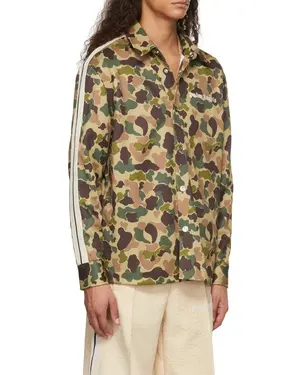 Palm Angels Camouflage-print Track Shirt