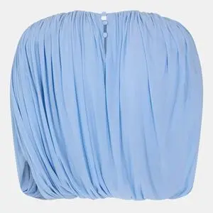 Magda Butrym Gathered Blouse - Blue