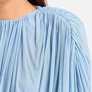 Magda Butrym Gathered Blouse - Blue