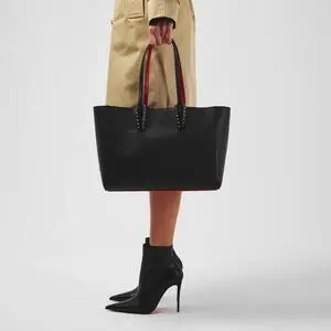 CHRISTIAN LOUBOUTIN Tote Bag With Stud Embellishments - Black
