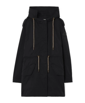 Burberry Stretch Nylon Parka With Drawcords