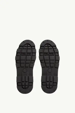 Moncler Vera High Suede Shearling Lace-up Boots