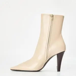 Saint Laurent Jill Zipper Ankle Boots