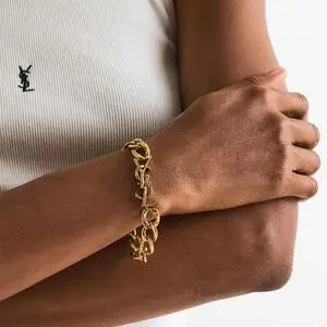 Saint Laurent Brass Chain Bracelet