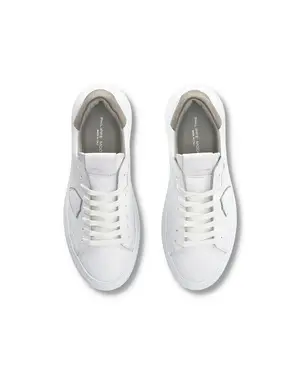 Philippe Model Temple Lace-up Sneakers - Whitish Grey