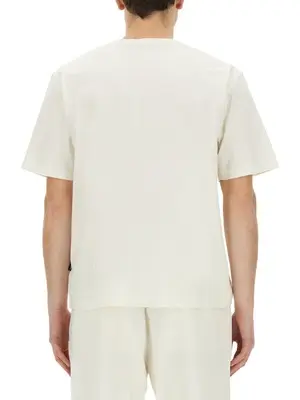 Palm Angels Monogram Embroidered Crewneck T-shirt