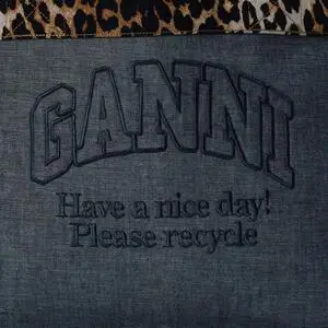 GANNI Large Capacity Tote Bag