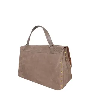 ZANELLATO Flip Shoulder Bag With Golden Swivel Button