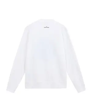 Stone Island Compass Detailed Crewneck Sweatshirt