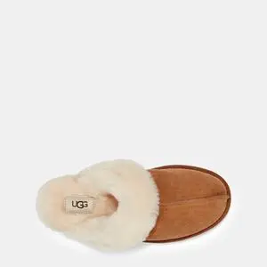 UGG Scuffette Ii Suede Sheepskin Trim Mule Slippers - Brown
