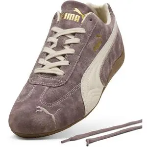 PUMA Suede Low Top Lace-up Sneakers - Gray