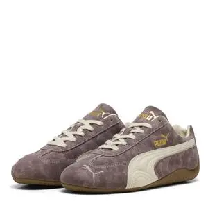 PUMA Suede Low Top Lace-up Sneakers - Gray