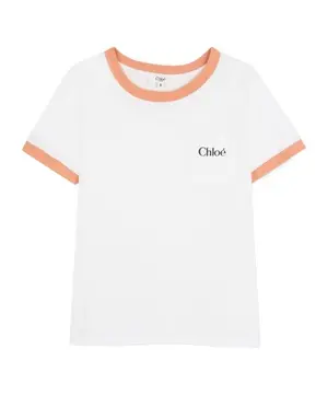 Chloé Chloe SS T Shirt Jn63 White