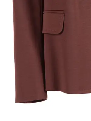 Max Mara Lapel Long-sleeved Suit Jacket