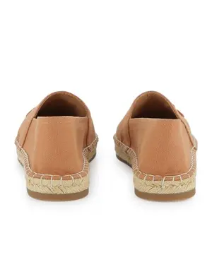 Chloé Front Logo Espadrille Flats - Brown