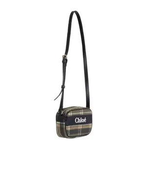 Chloé Logo Shoulder Bag - Black