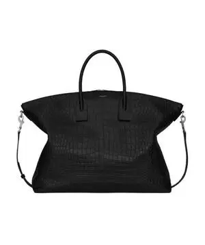 Saint Laurent Logo Handbag - Black