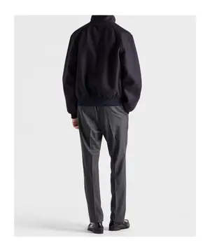 Prada Zip-up Jacket With High Collar