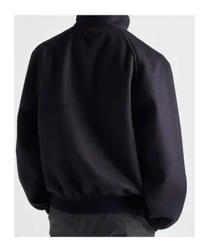 Prada Zip-up Jacket With High Collar