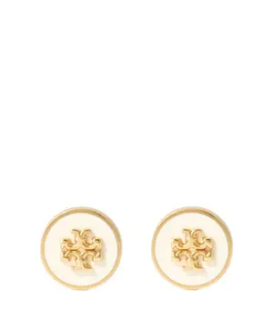 Tory Burch Logo Stud Earrings
