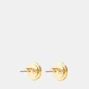 Tory Burch Logo Stud Earrings