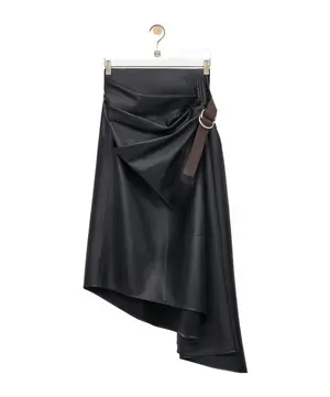 Loewe Belted Asymmetric Draped Skirt