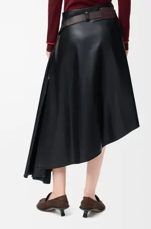 Loewe Belted Asymmetric Draped Skirt