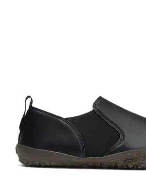 LEMAIRE Leather Slip-on Slippers With Elastic Panels And Vibram Outsole