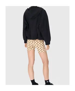 MARINE SERRE Zipped Hoodie With Graphic Detail