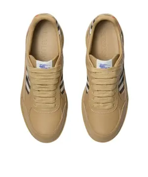 Burberry Checked Terrace Lace-up Sneakers