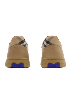 Burberry Checked Terrace Lace-up Sneakers