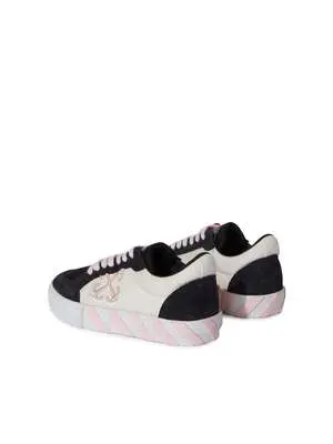 Off-White Low Vulcanized Panelled Sneakers - Black/grey