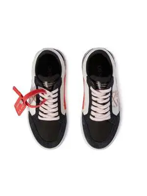 Off-White Low Vulcanized Panelled Sneakers - Black/grey