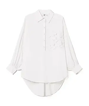 TWINSET Floral-appliqué Shirt