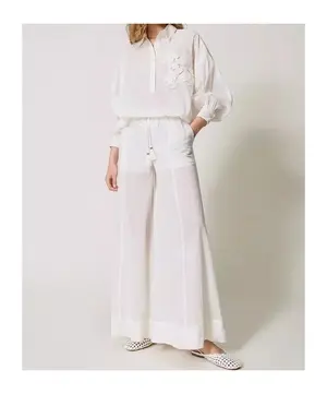 TWINSET Floral-appliqué Shirt