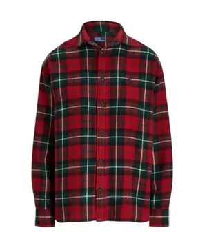 Polo Ralph Lauren Checked Long-sleeve Shirt - Black