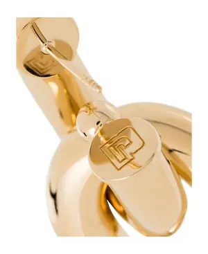 Rabanne Gold Chain Link Drop Earrings