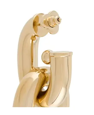Rabanne Gold Chain Link Drop Earrings