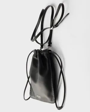 Prada Drawstring Phone Case - Black