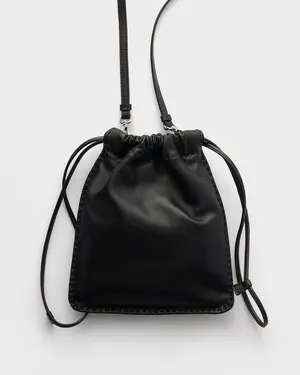 Prada Drawstring Phone Case - Black