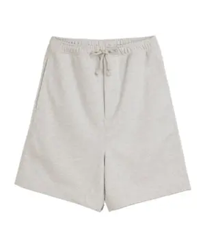 Y3 French Terry Drawstring Shorts - Light Gray